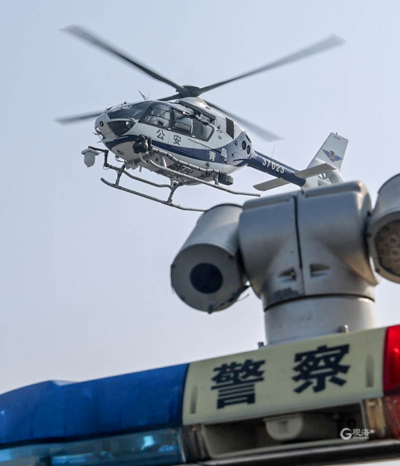 空地一体化巡逻！“37023”国庆期间执行空中巡防任务-青报网-青岛日报官网